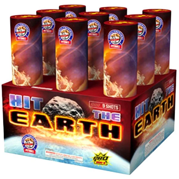 Hit The Earth 9-Shot XL Aerial Cake – Elevated Fireworks
