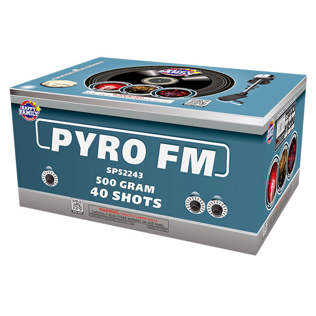 Pyro FM 40-Shot XL Aerial Cake – Elevated Fireworks
