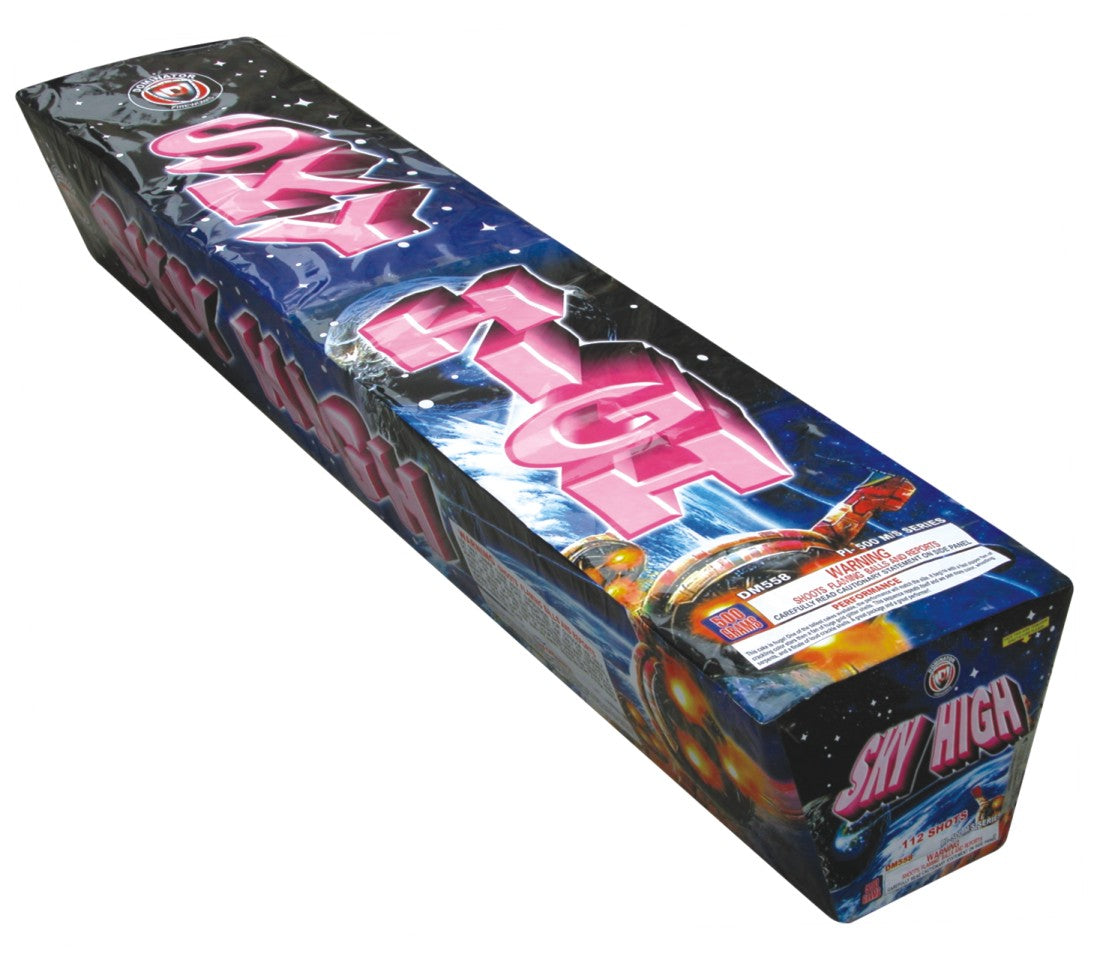 Sky High 112-Shot XL Aerial Cake – Elevated Fireworks