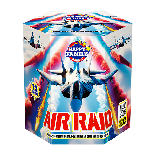 Air Raid 12-Shot Standard Aerial Cake – Elevated Fireworks