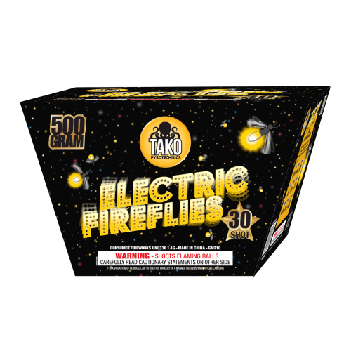 Electric Fireflies 30-Shot XL Aerial Cake – Elevated Fireworks