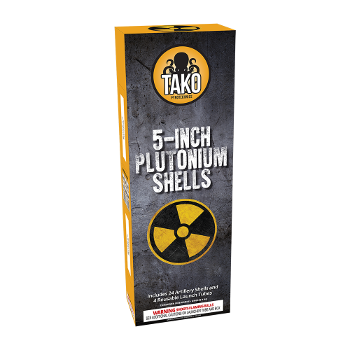 Plutonium 24-Shot 5 in. Canister Shells – Elevated Fireworks