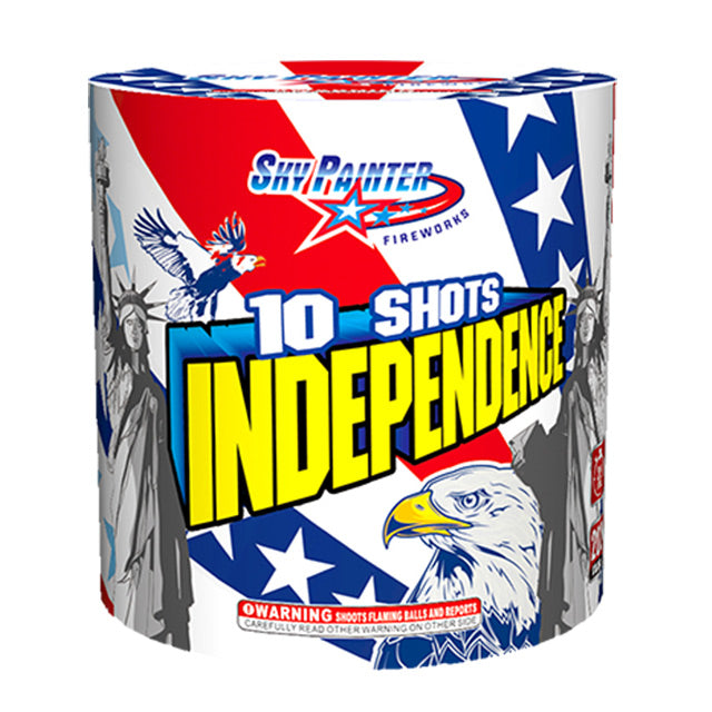 Independence 10-Shot Standard Aerial Cake – Elevated Fireworks