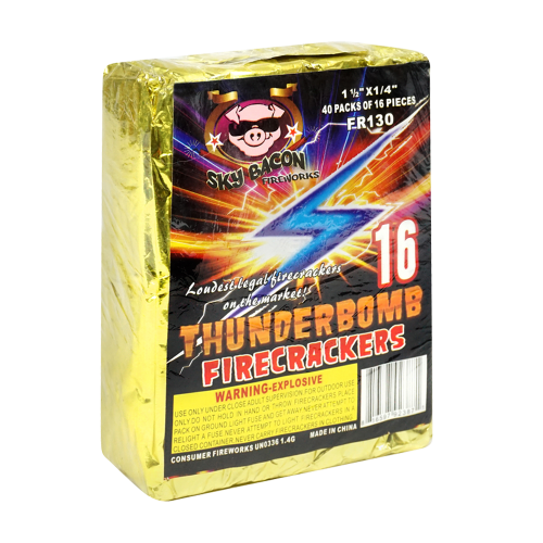 Thunderbomb Firecrackers 16s (40-Pack) – Elevated Fireworks
