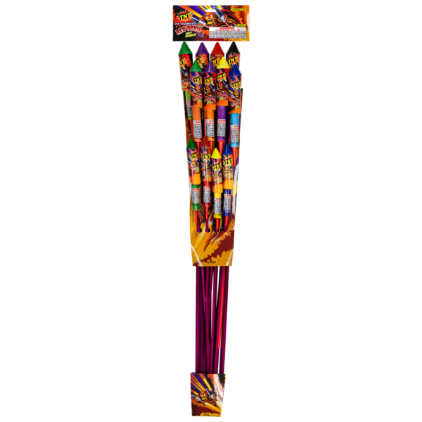 Red Devil 12-Shot Assorted Bottle Rockets – Elevated Fireworks