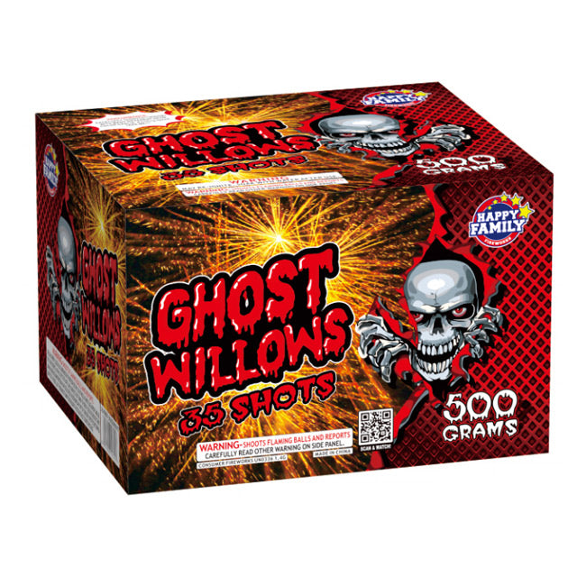 Ghost Willows 35-Shot XL Aerial Cake – Elevated Fireworks