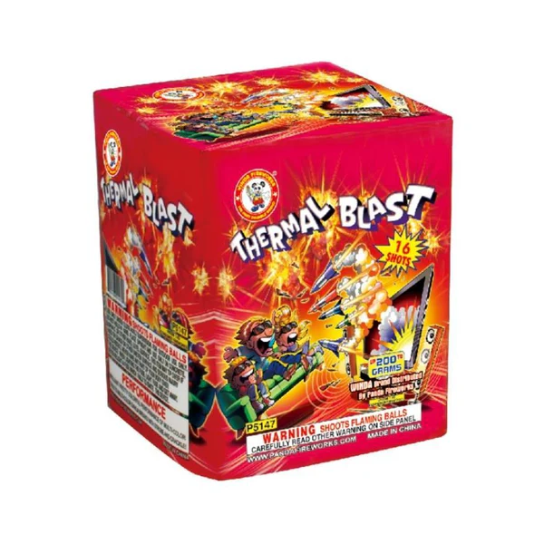 Thermal Blast 16-Shot Standard Aerial Cake – Elevated Fireworks